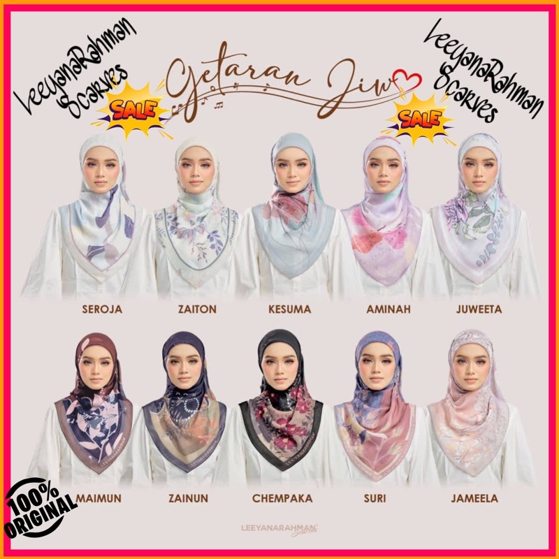 LEEYANARAHMAN SCARVES 1st Edition TUDUNG BAWAL COTTON VOILE | Shopee ...