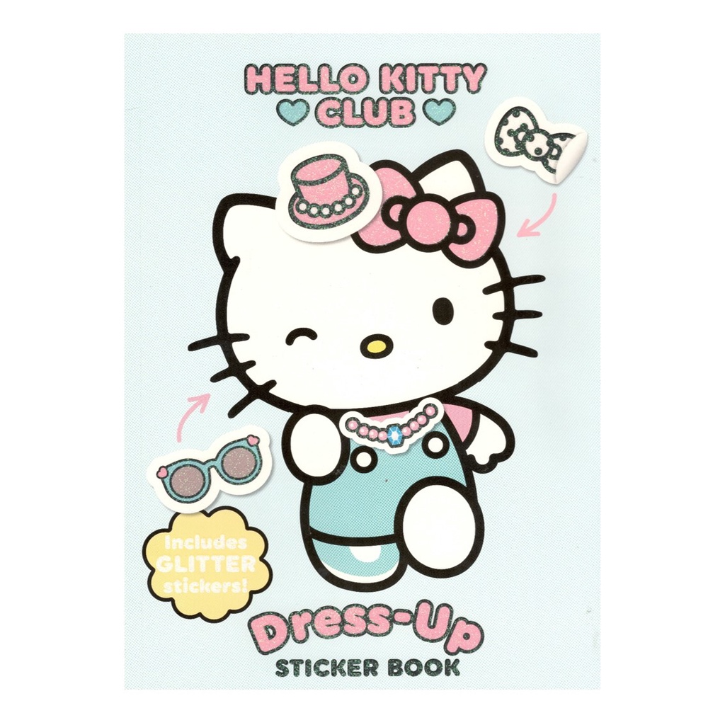 Hello Kitty Dress-Up Sticker Activity Book For Kids To Decorate & Style ...
