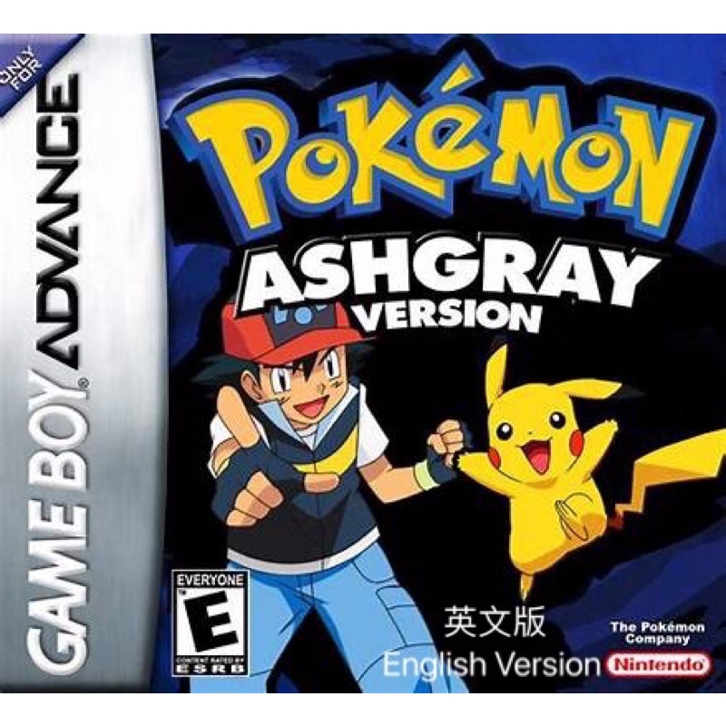 NEW NINTENDO GBA POKEMON ASH GRAY GAME CARTRIDGE (ENGLISH) | Shopee ...