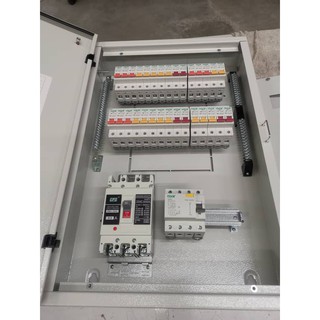 FULL SET 3PHASE CONSUMER METAL DB / MCB BOX COMPLETE SET (WITH OR ...