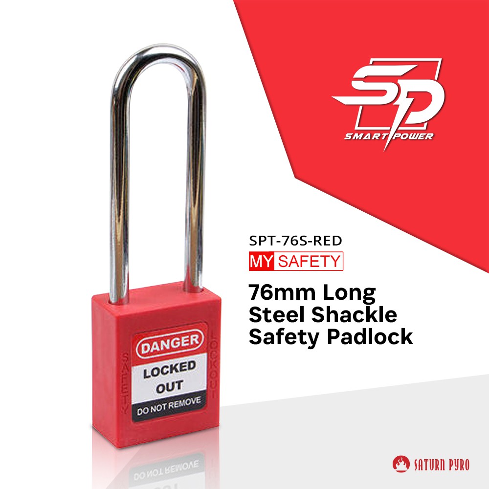 LOTO SAFETY LOCKOUT PADLOCK 76MM | Shopee Malaysia