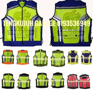 RIDING VEST WITH REFLECTOR / VEST MOTOR DENGAN PEMANTUL CAHAYA (SIZE S ...