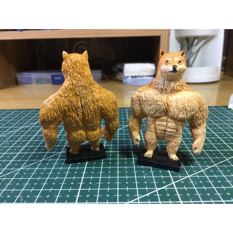 Statue, Model meme cheems shiba muscle 6 pack | Shopee Malaysia
