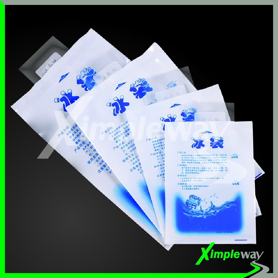 REUSEABLE WATER FILLING DRY COLD ICE PACK FOR FRUIT FOOD MEDICINE ...