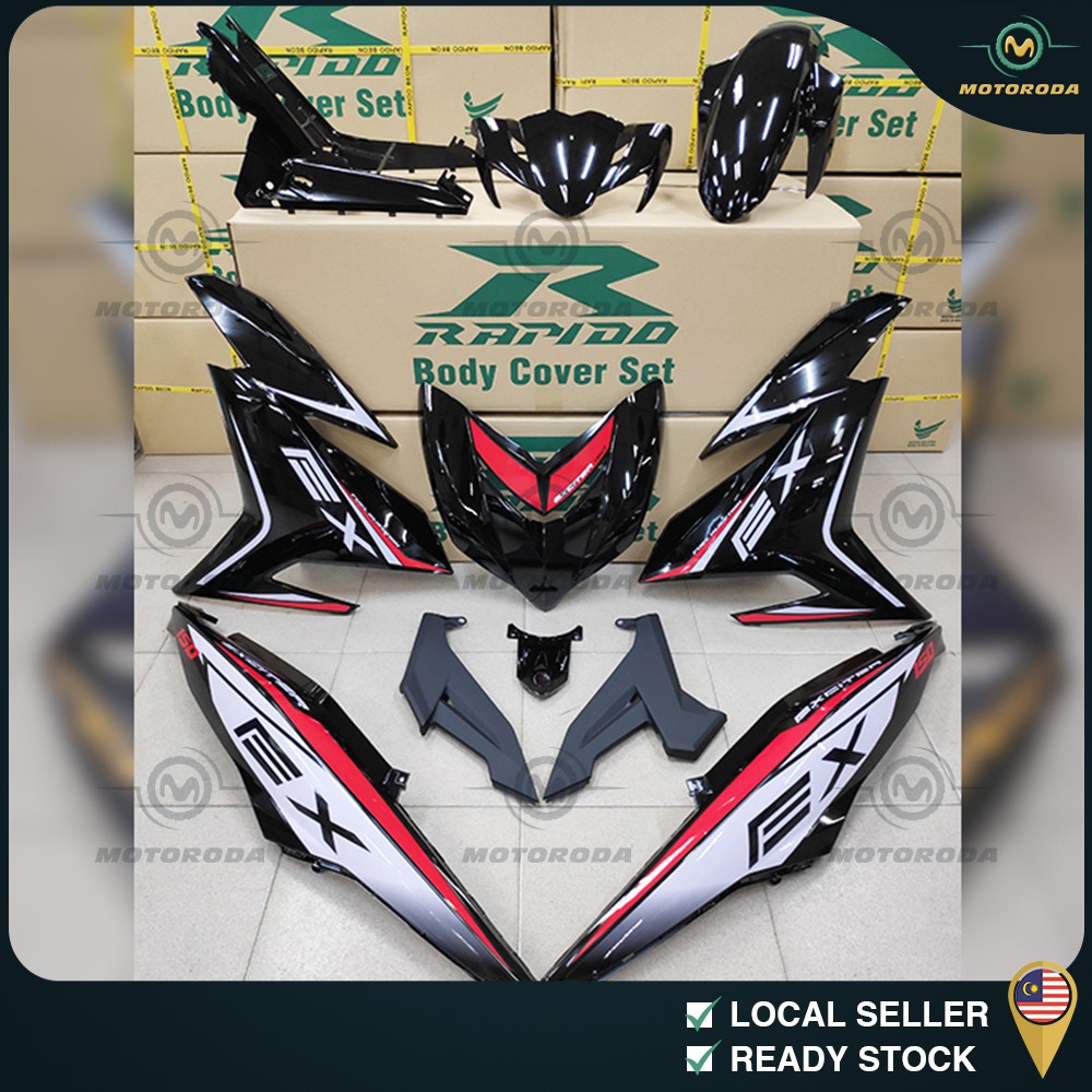 Rapido Cover Set Assembly Y15ZR V2 Exciter RC-150 (38) (Sticker Tanam) | Shopee Malaysia