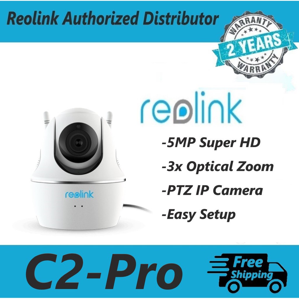 Reolink C2 Pro 5MP Smart PTZ Wireless Security IP Camera | Shopee Malaysia