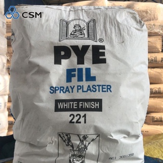 PYE FIL 221 Spray Plaster White Fininsh Pyefil Skim Coat 25kg | Shopee ...