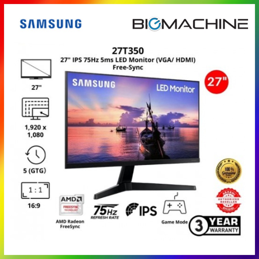 Samsung 27" | 24" FLAT LED IPS Panel / Borderless Design ...