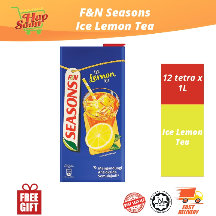 F&N Seasons Ice Lemon Tea (12 Tetra x 1L) | Shopee Malaysia