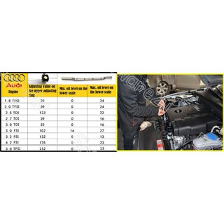 Audi A4 A5 A6 Engine Oil Dipstick Gauge T40178 (4824) | Shopee Malaysia