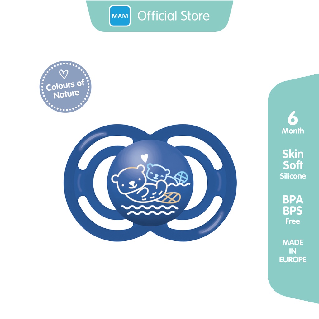 MAM Perfect Colours of Nature Pacifier 6+ Months | Shopee Malaysia