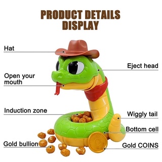 Prank Snake Mike Electric Tricky and Scary Rattlesnake Toys Tricky ...