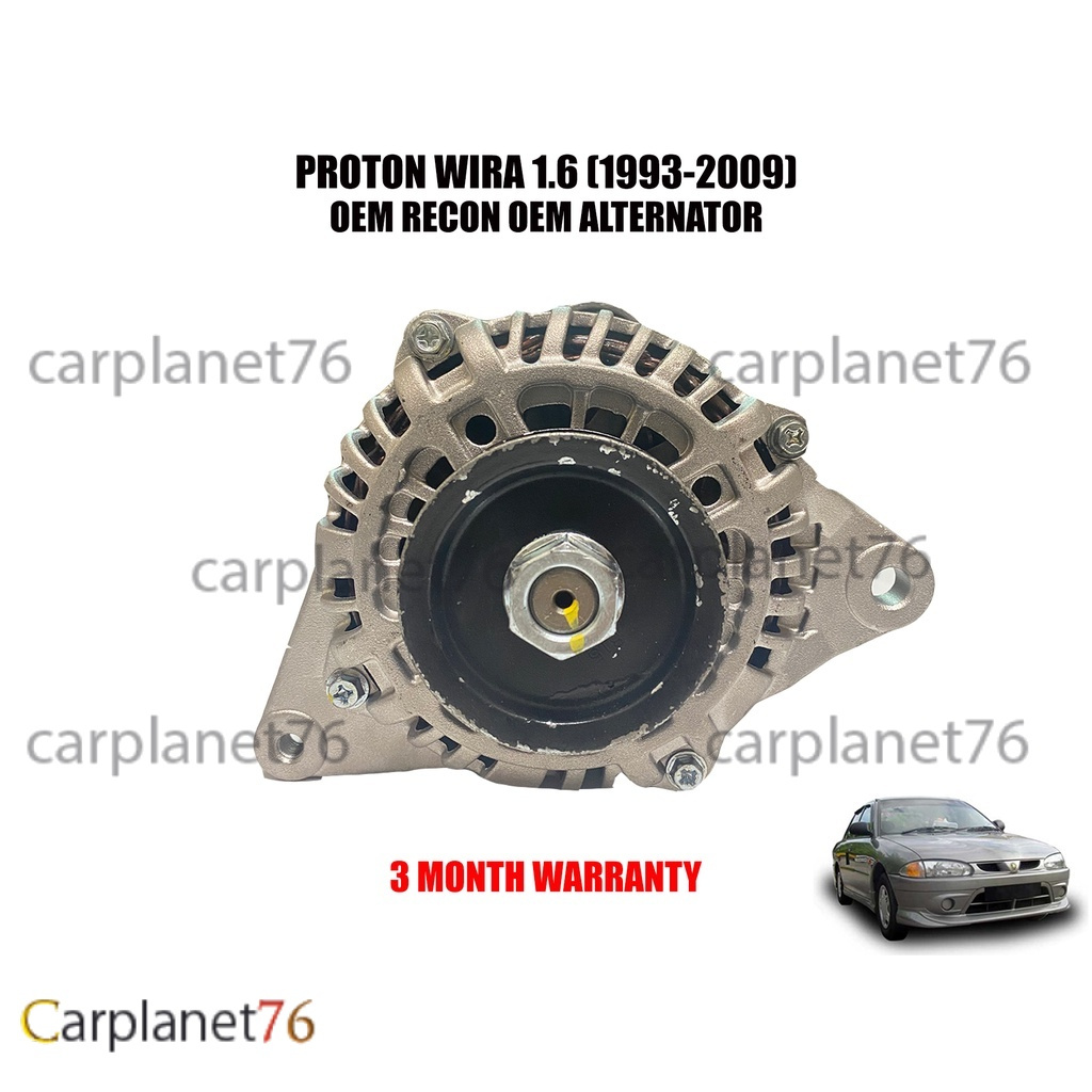 PROTON WIRA 1.6 (1993-2009) ALTERNATOR 75A MADE BY OEM RECON 3 MONTH ...