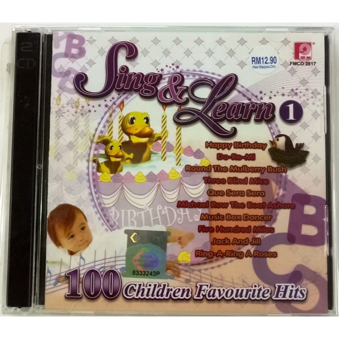 Sing And Learn Children Favourite Hits Vol.1 CD | Shopee Malaysia