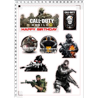 Call Of Duty Cake Topper 001 | Shopee Malaysia