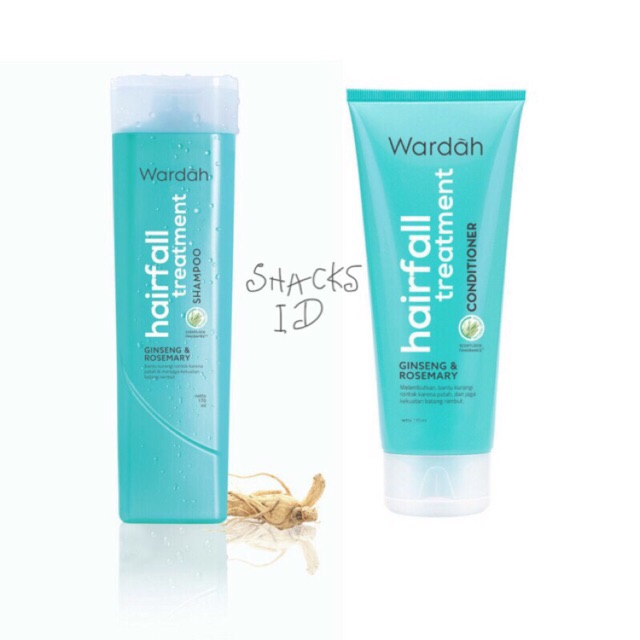 Wardah Bundle Shampoo & Conditioner 170ml - Hairfall / Nutri Shine ...