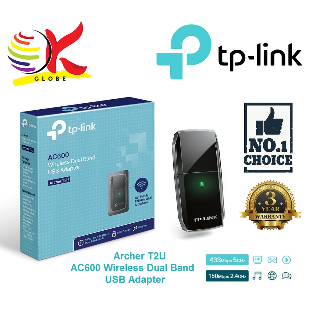 TP-LINK ARCHER T2U / ARCHER T2U NANO / ARCHER T2U PLUS AC600 USB 2.0 ...