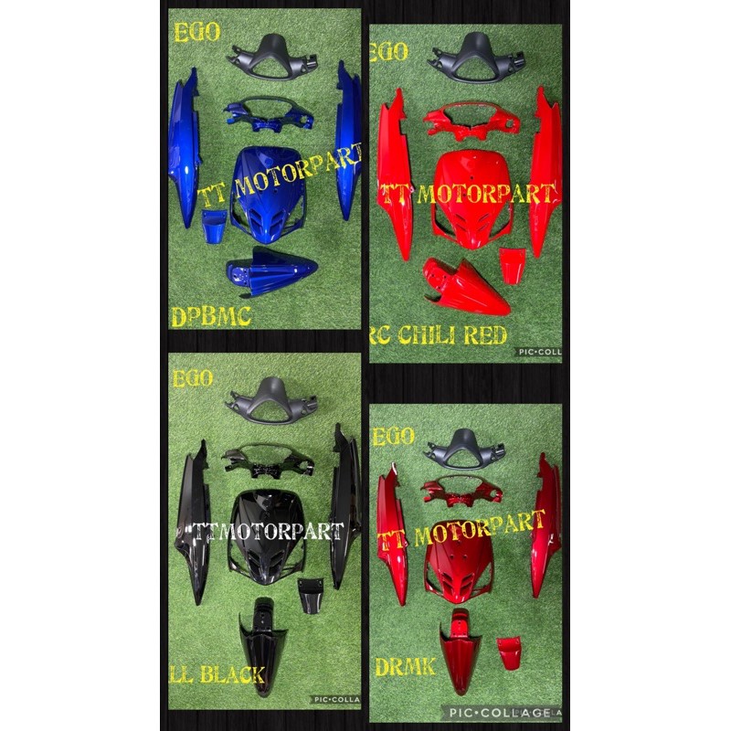 Yamaha SCOOTER EGO FIRST MODEL V1 MODEL LAMA COVERSET COVER SET Kaver ...