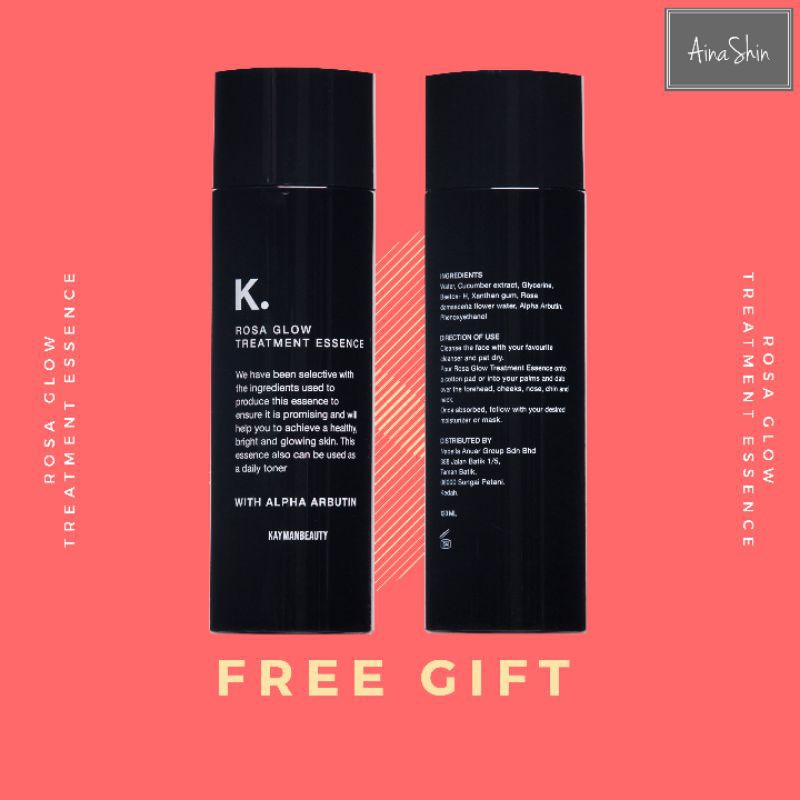 Rosa Glow Treatment Essence by Kayman Beauty | Shopee Malaysia