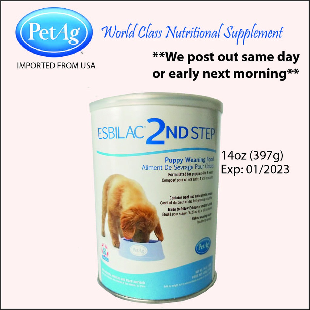 PetAg Esbilac 2nd Step Puppy Weaning Food 14oz (400g) | Shopee Malaysia