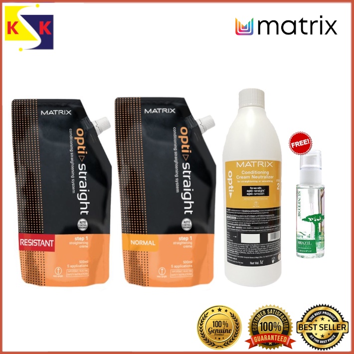 Original Matrix Opti Straight Hair Straightening Cream 500 ml & 1000 ml ...