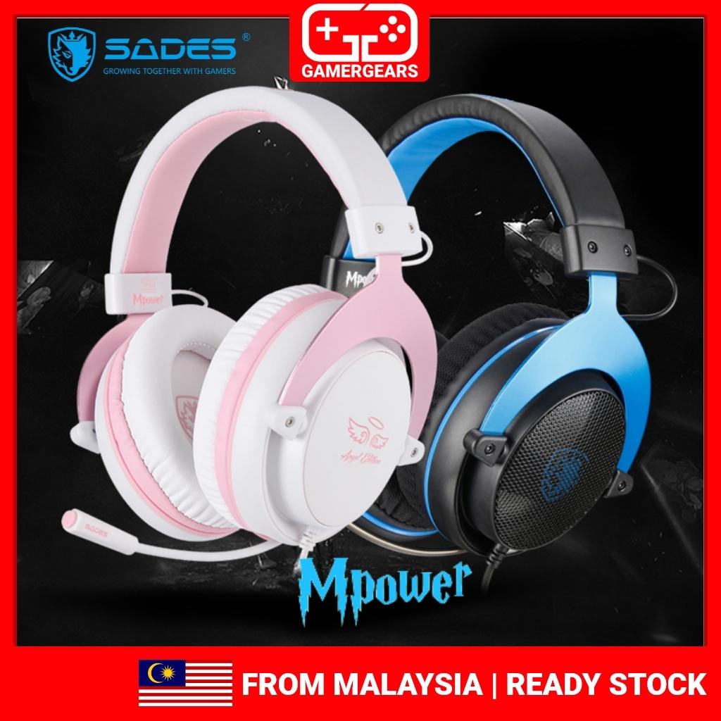 Sades MPower Gaming Headset - Angel Edition Pink / Blue Colour Option ...