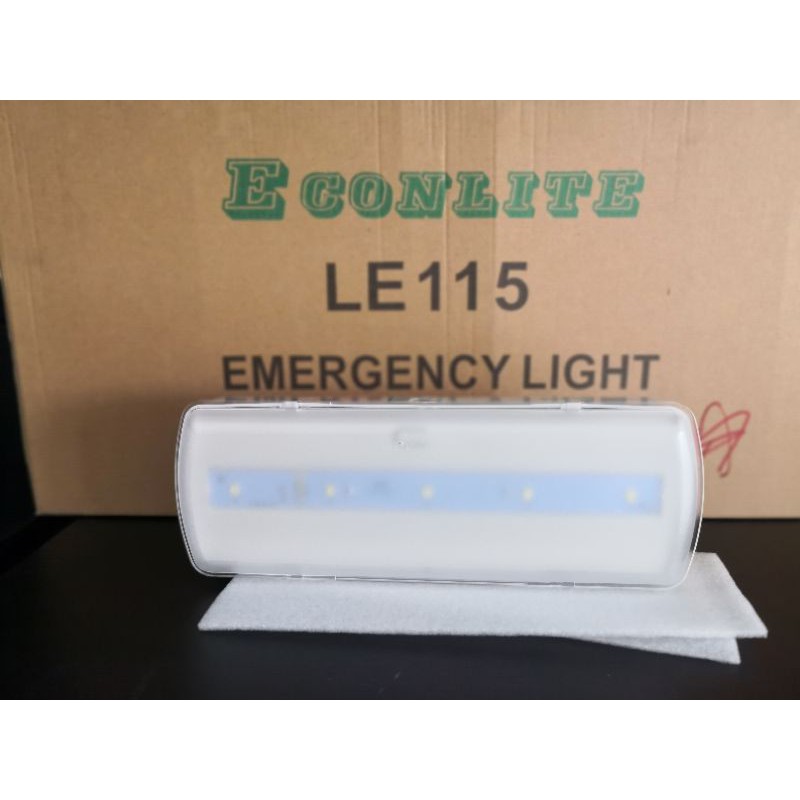 ECONLITE LE115 EMERGENCY LIGHTING SURFACE MOUNT 5PPCS X 0.5W (2.5W LED ...