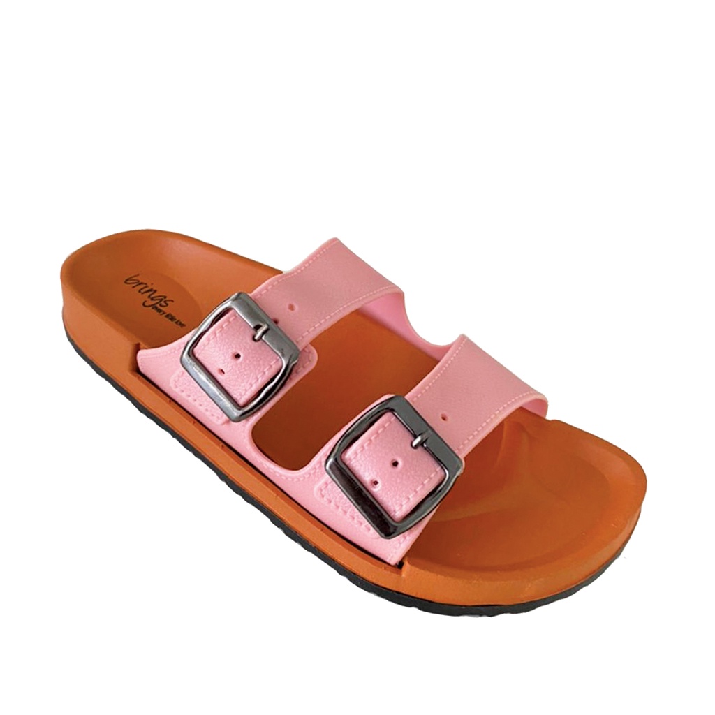 Brings Women Birken Slippers - Black/Brown/Green/Pink/White | Shopee ...