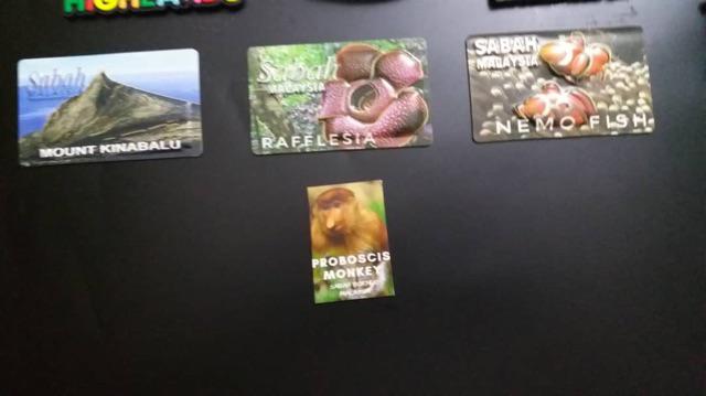 Fridge magnet sabah souvenir sabah borneo magnet peti ais | Shopee Malaysia