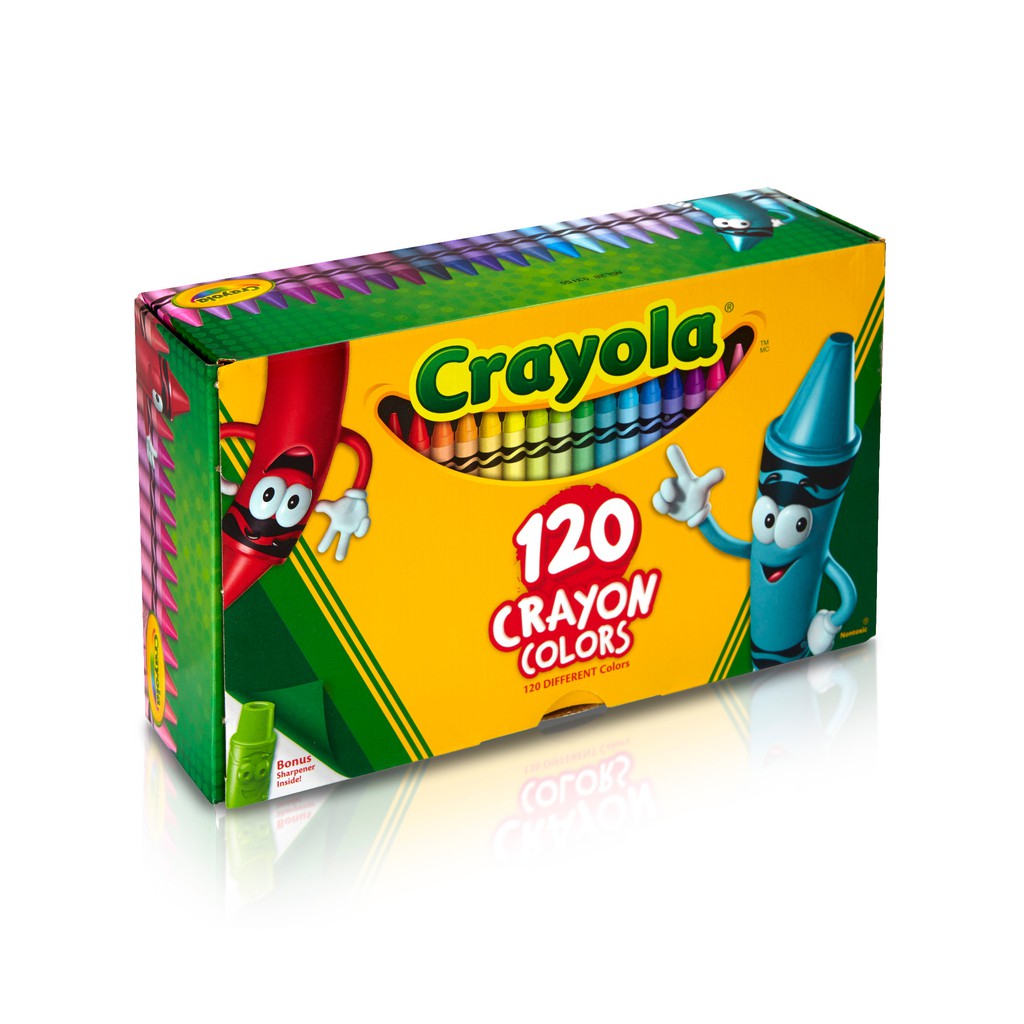 Crayola Giant Box of Crayons 120 Ct | Shopee Malaysia