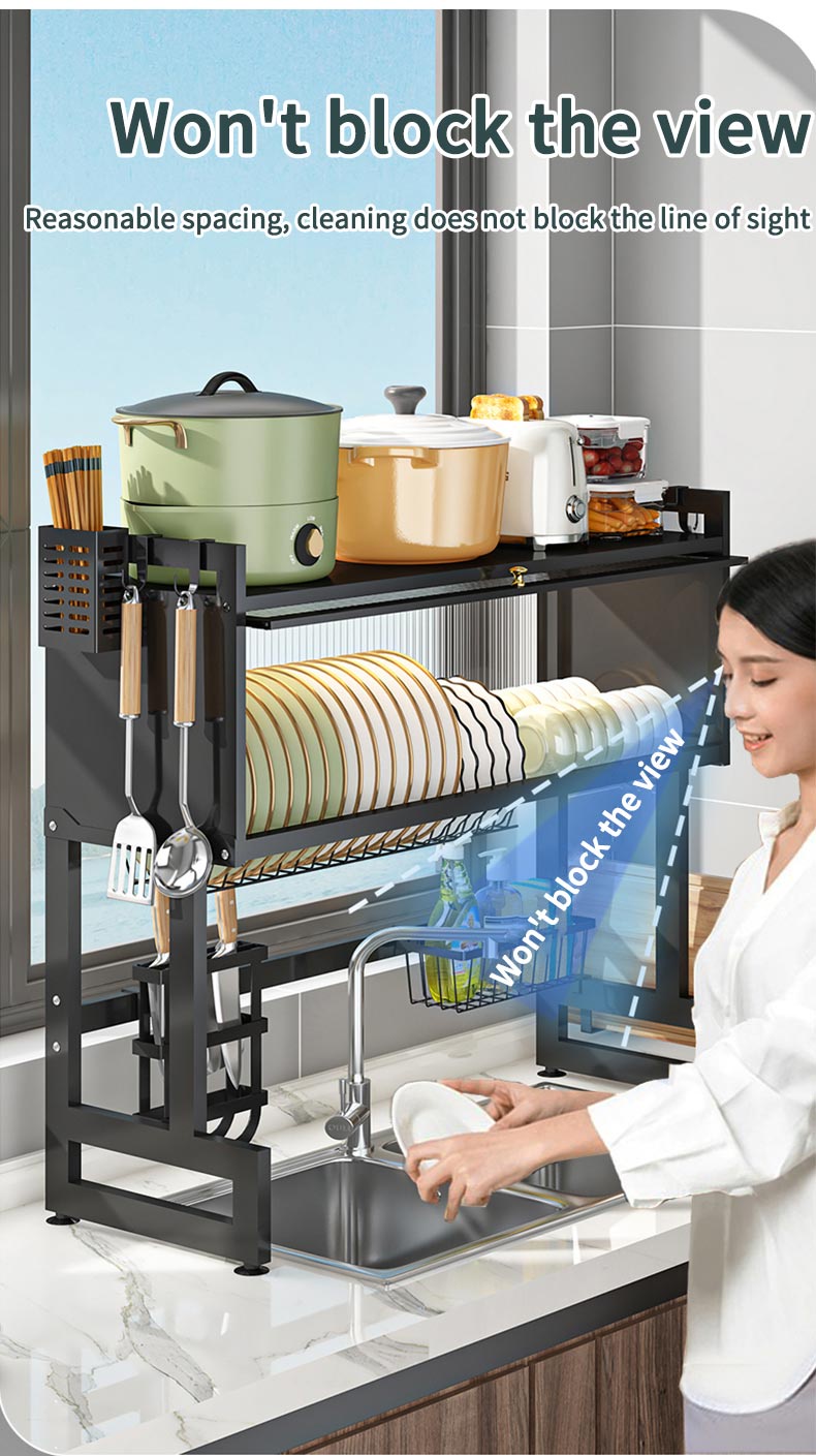 Kitchen Rack Dish Rack Rak Dapur Rak Pinggan With Cabinet Rak Sinki ...