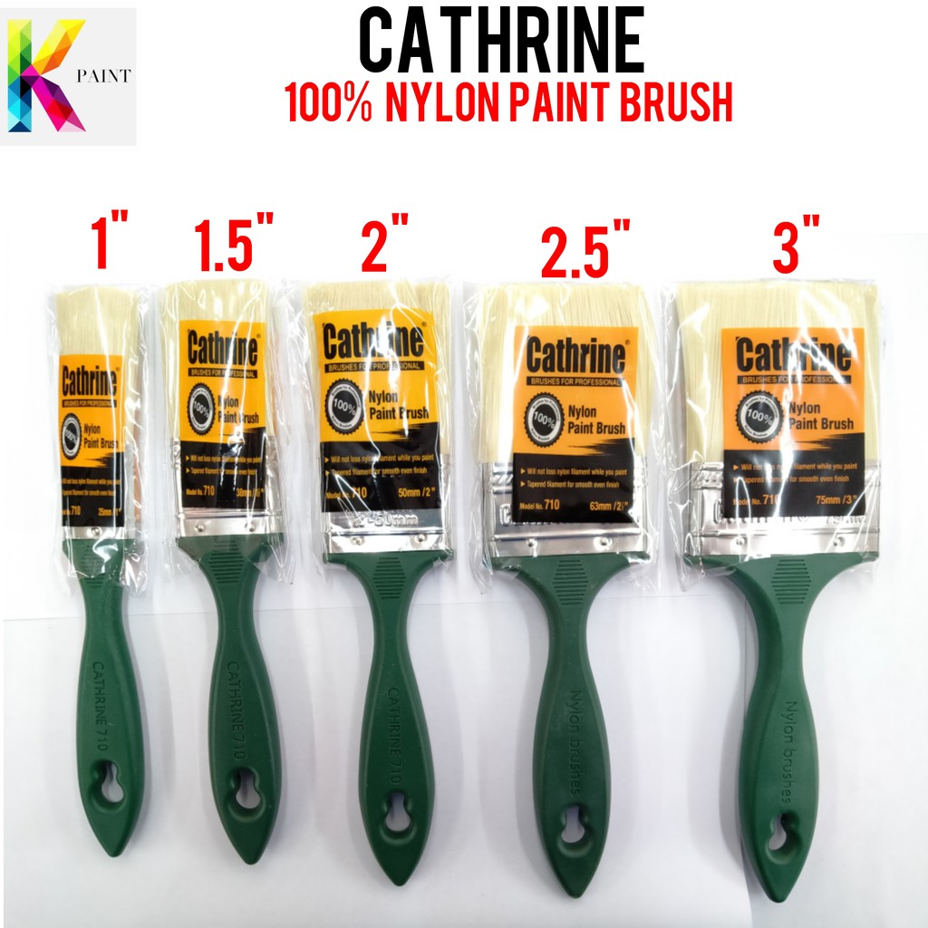 CATHRINE (BERUS CAT) 100% NYLON PAINT BRUSH (HALAL) | Shopee Malaysia