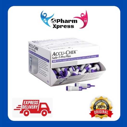 Accu Chek Safe T Pro Plus 200's | Shopee Malaysia
