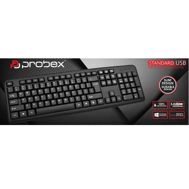 PROBEX USB STANDARD KEYBOARD (KB-USB) | Shopee Malaysia