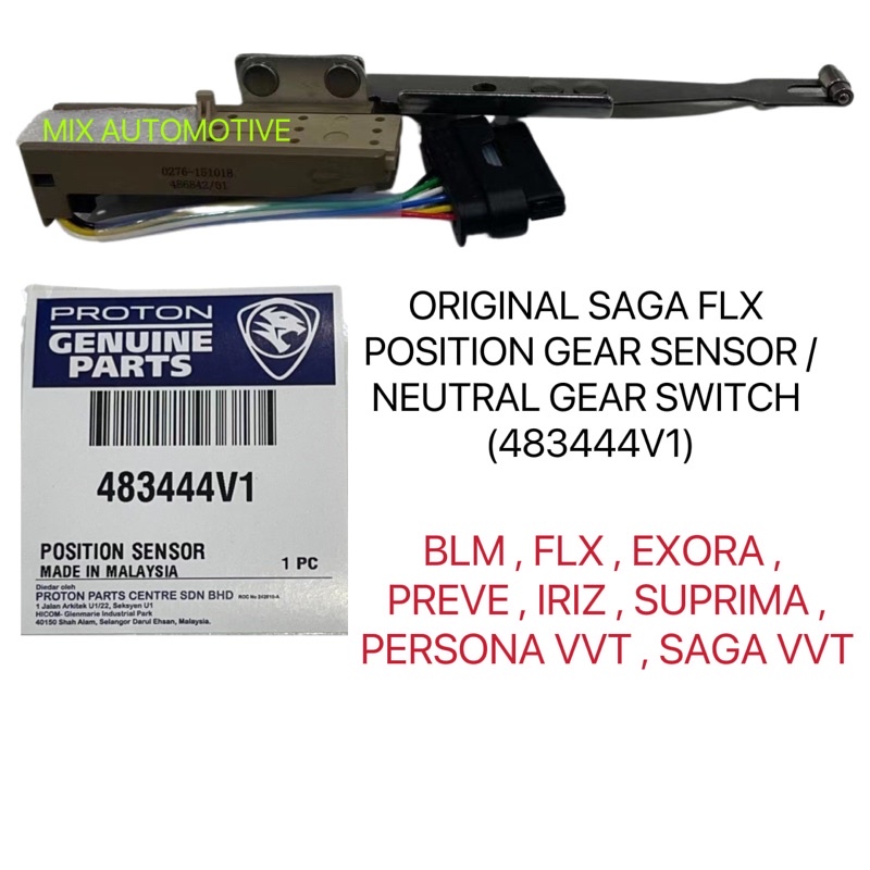 ORIGINAL PROTON GENUINE SAGA FLX POSITION GEAR SENSOR /NEUTRAL GEAR ...