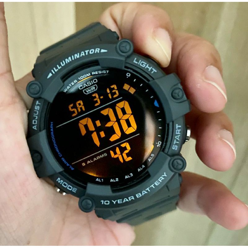 Watch - Casio Sports AE1500-8 Backlight - ORIGINAL | Shopee Malaysia