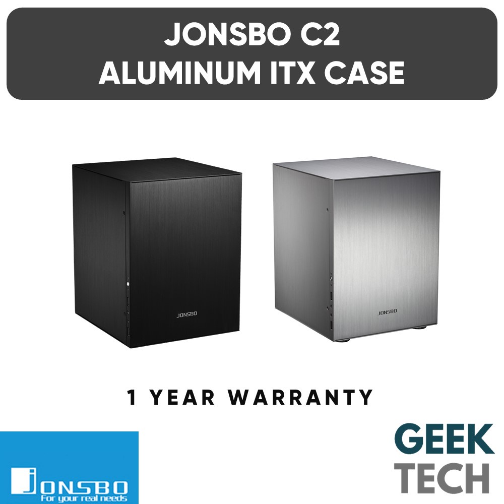 JONSBO C2 ITX Full Aluminum Casing - Fits mATX motherboard up to 245 x ...