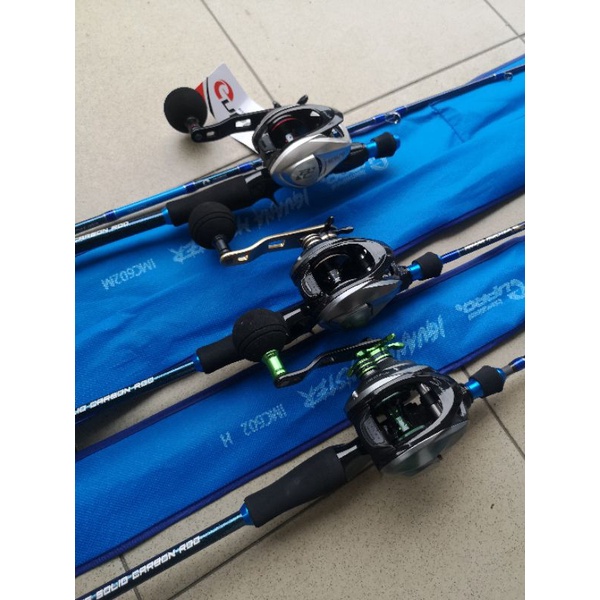 EUPRO IGUANA MONSTER +GAWAS SW301 1SET JIGGING FISHING ROD | Shopee ...