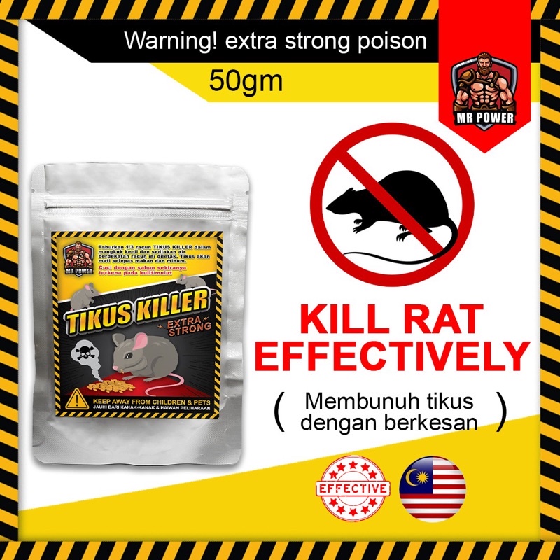 Mr Power Ubat Racun Tikus Rat Killer Poison Cara Penyelesaian Tikus ...