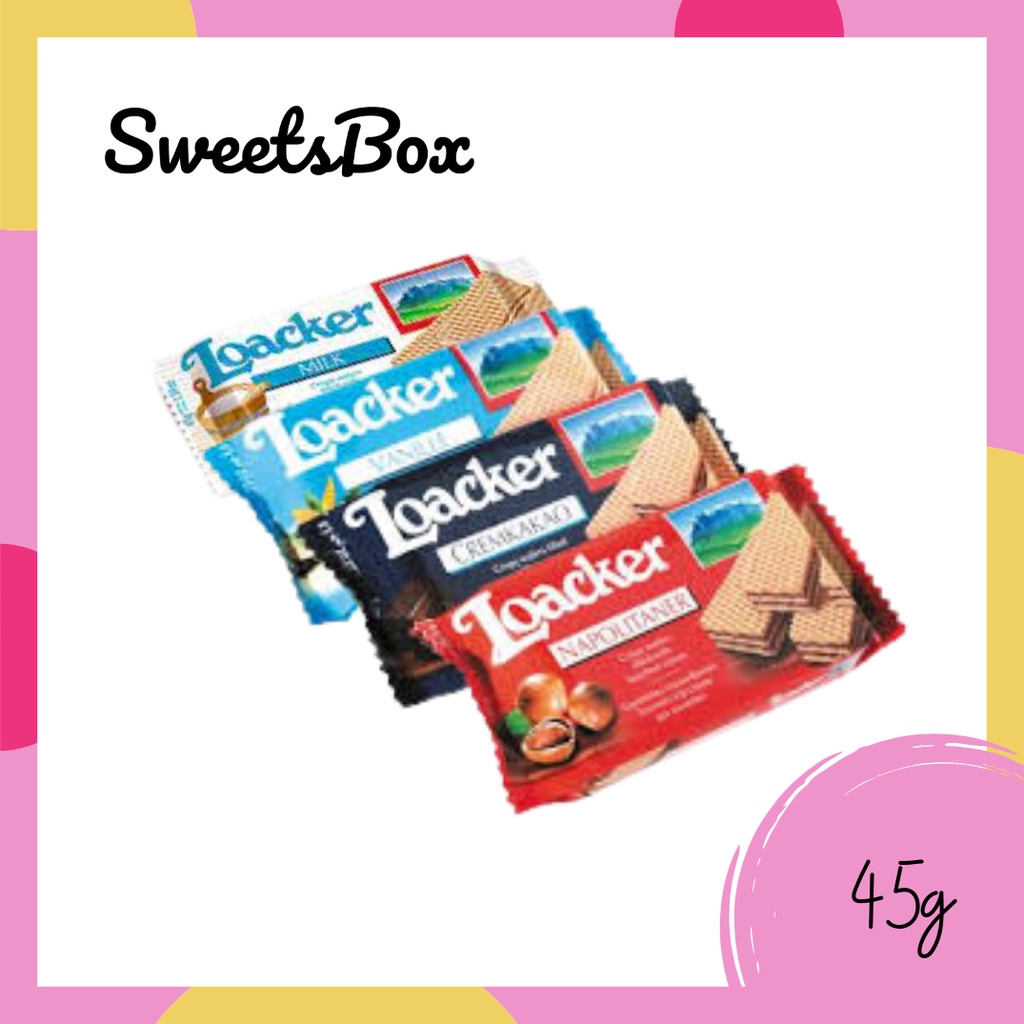 Sweetsbox | Loacker Classic Wafer ( Napolitaner / Cremkakao / Milk ...