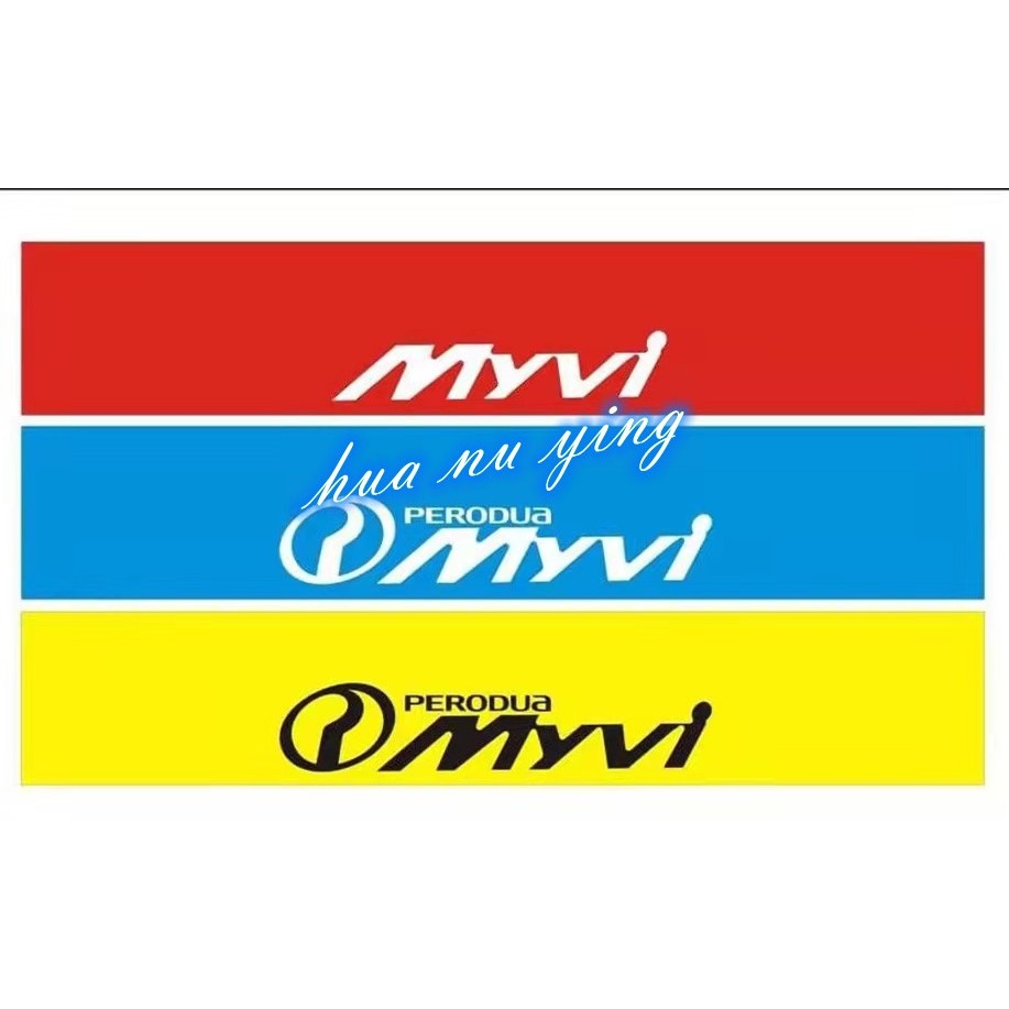 Front Windscreen Windshield Window Sticker myvi-2005-2021 Myvi RS ...