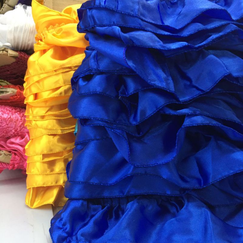 Ropol/ Renda Satin Polyester Siap Kedut Buatan Malaysia (Polyester ...