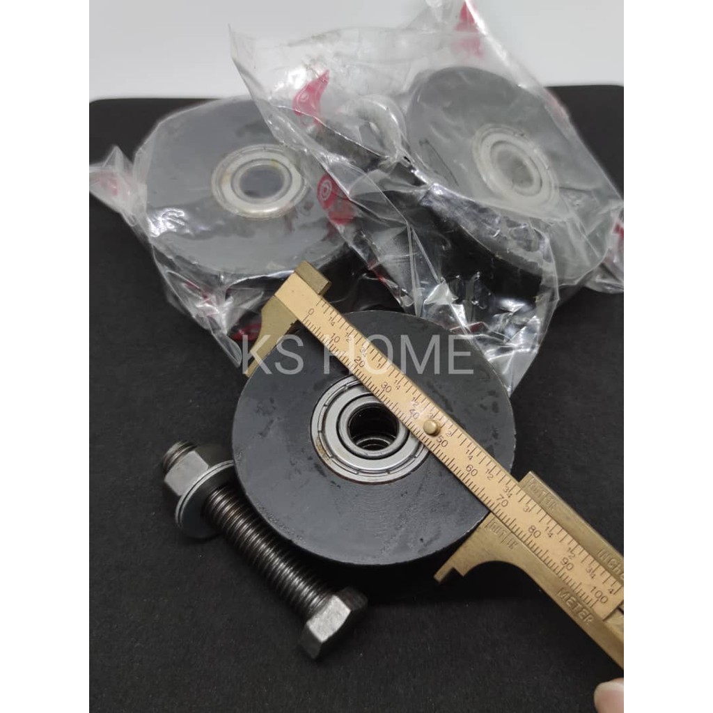 [1 PC] 3" HEAVY DUTY METAL GATE PIPE BEARING ROLLER PAGAR BESI PIPE ...