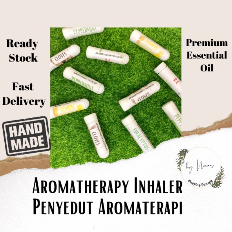 Aromatherapy Nasal Inhaler/Peppermint/Cengkih/Lemon/RC/Eucalyptus ...
