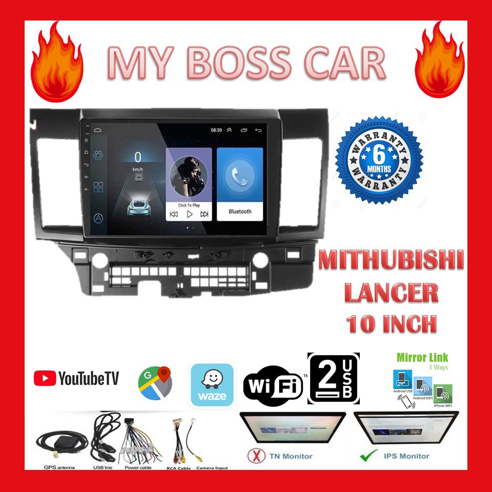 MITHUBISHI LANCER/PROTON INSPIRA 10.1 inci android player | Shopee Malaysia