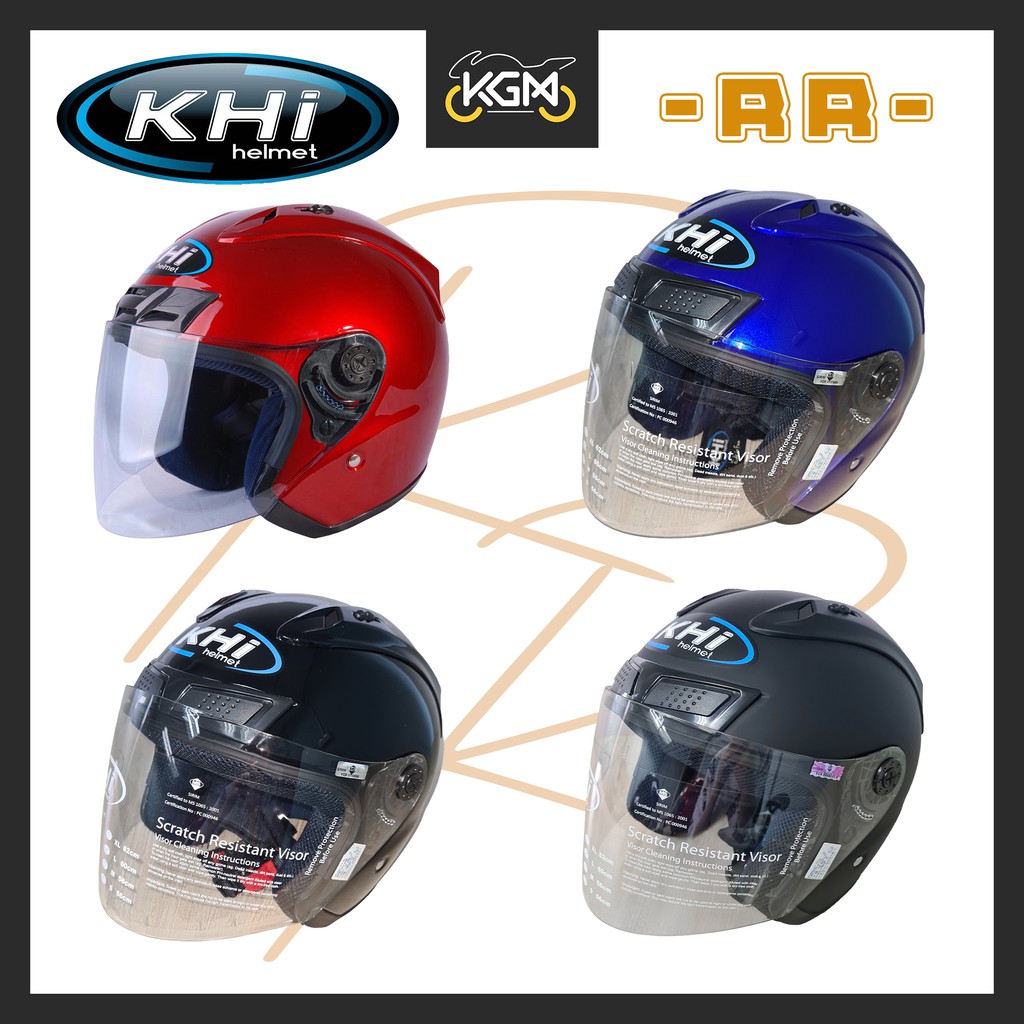 KHI RR Helmet with Visor L Size (100% ORIGINAL) | Shopee Malaysia