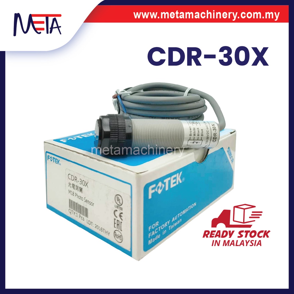 FOTEK Photoelectric Switch Sensor CDR-30X Original Taiwan Fotek ...