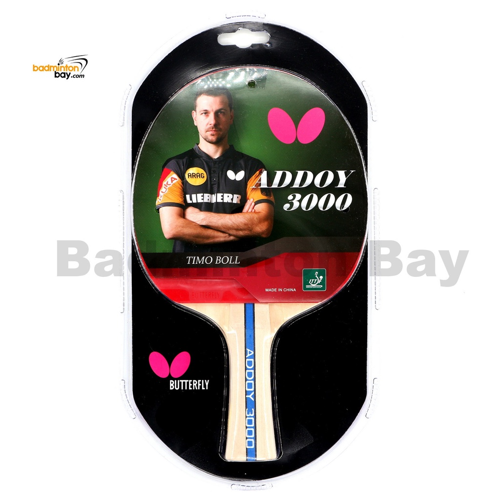 Butterfly Addoy 3000 FL Shakehand Table Tennis Racket Ping Pong Bat ...