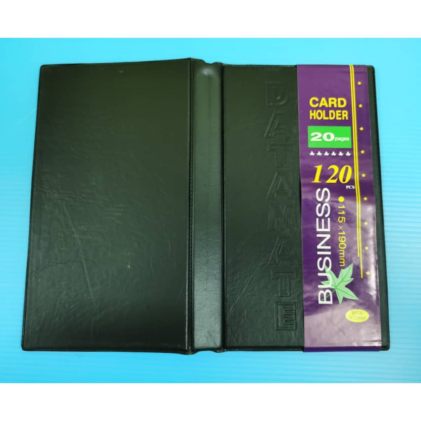 PVC cover 120 Cards Business Name Card Book Credit Card Holder | Shopee ...