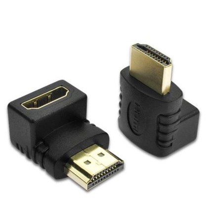 HDMI 90 degree L shaped Connector Cable Male to Female Converter ...